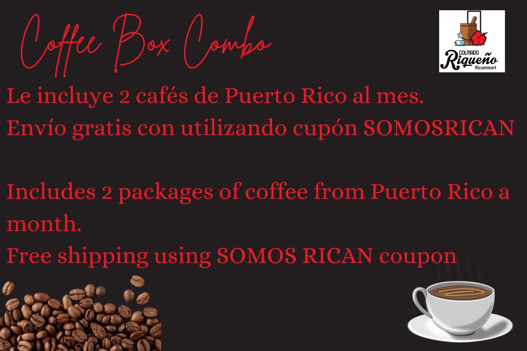 Coffee Box Membership – Colmado Riqueño Ricanmart